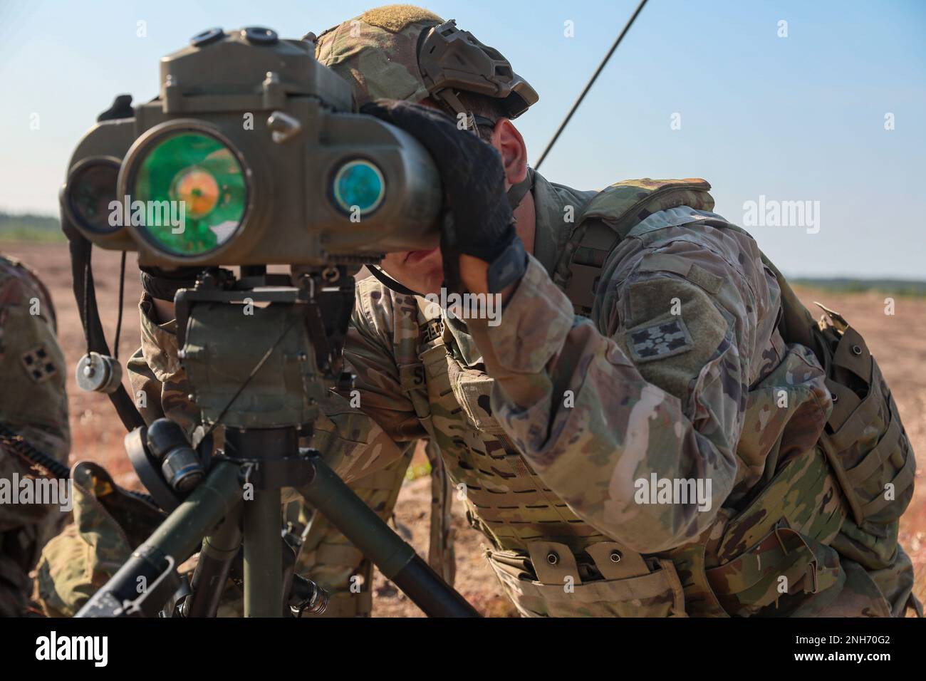 U.S. Army Spc. Joel Shawgo, an indirect fire infantryman assigned to ...