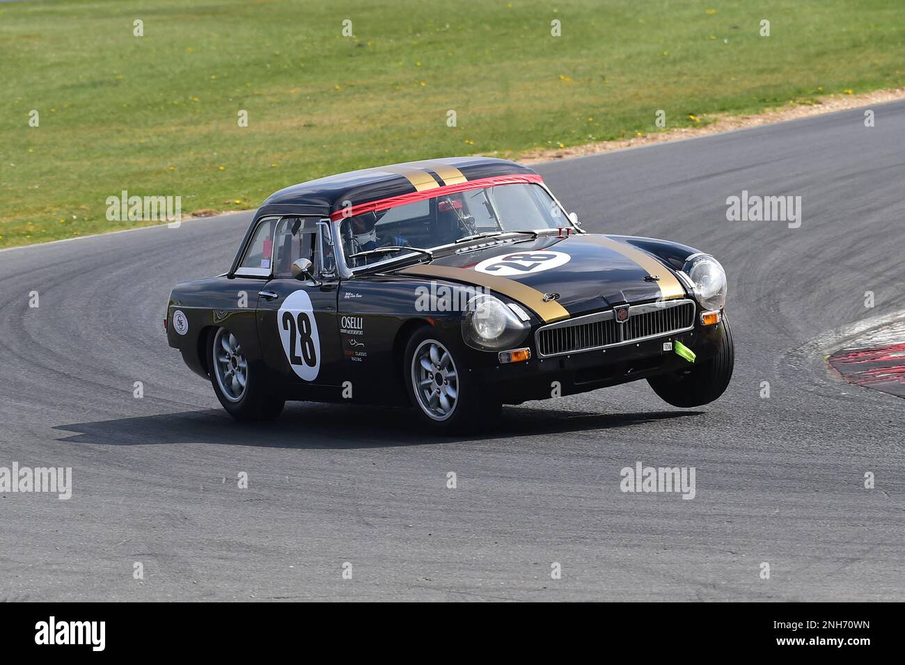 On three wheels, Dave Brown, MG B Roadster, Ecurie Classic Racing ...