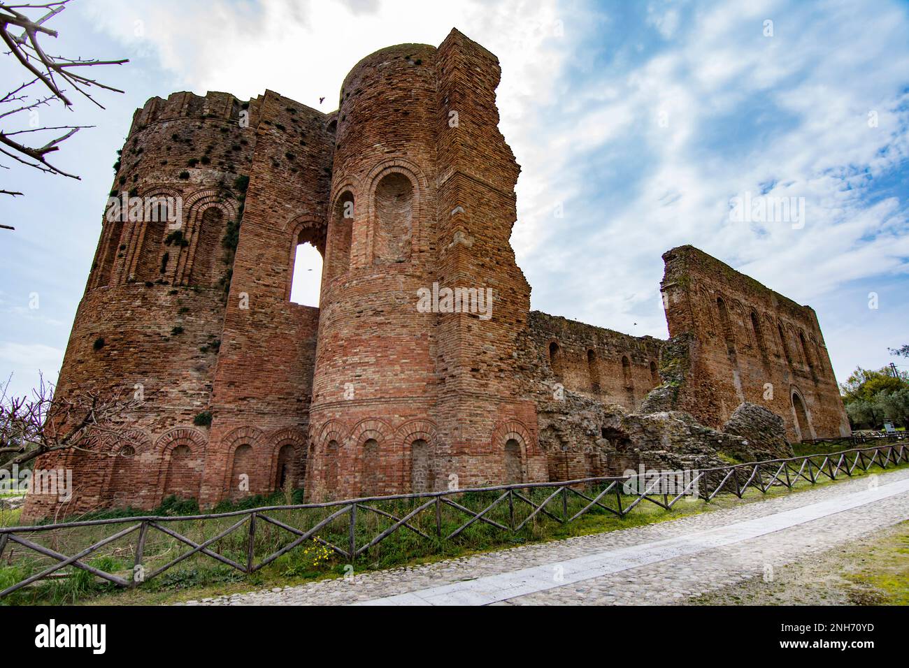 The Basilica of Santa Maria della Roccella in Scolacium park, Calabria ...