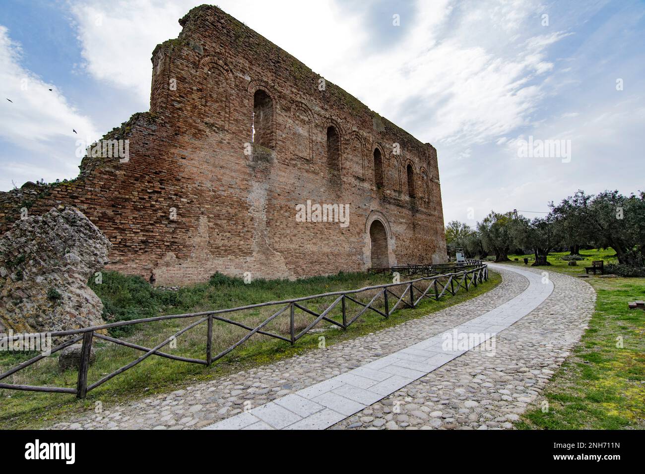 Basilica ruins scolacium hi-res stock photography and images - Alamy