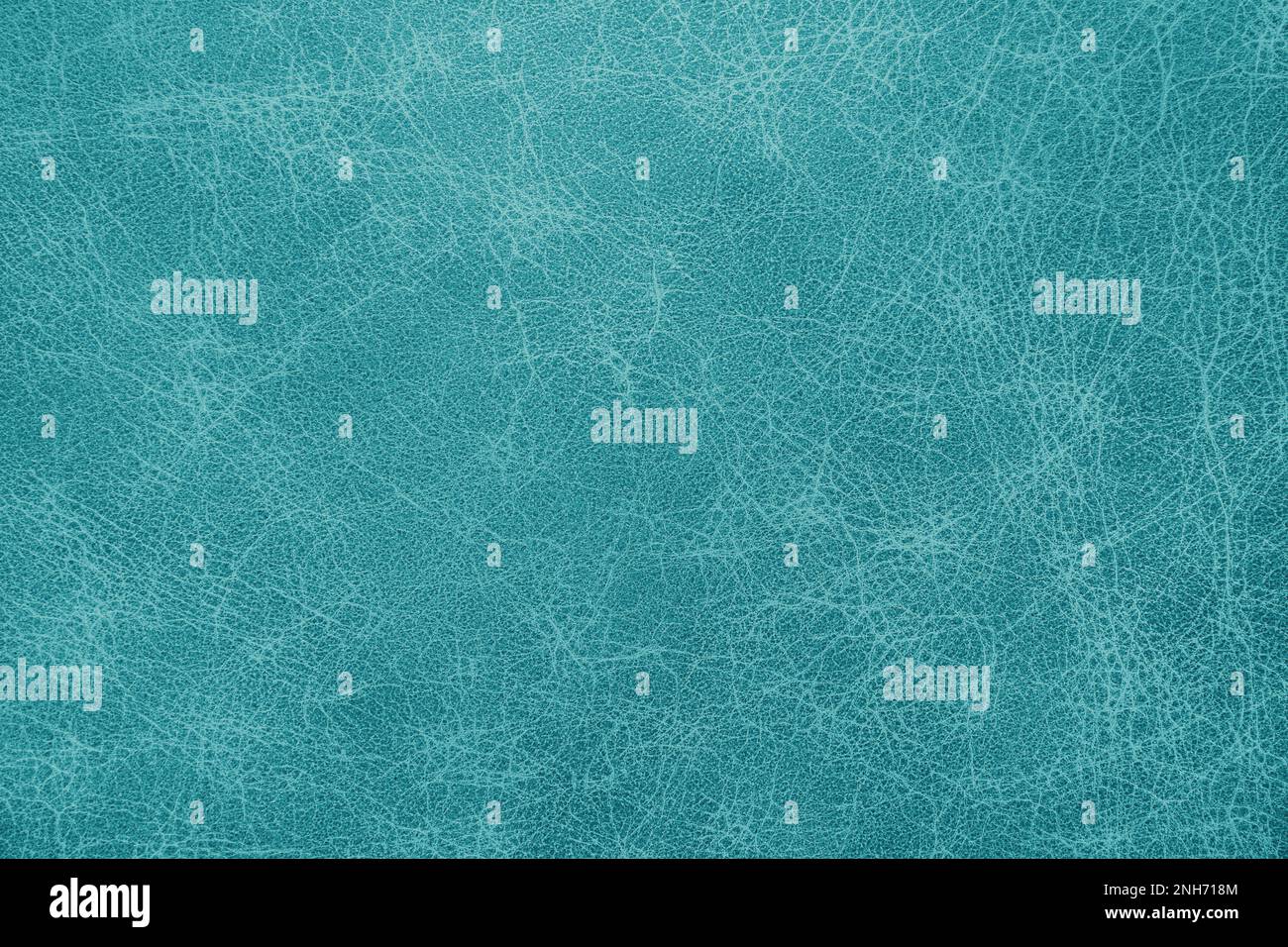 Genuine, natural, artificial turquoise leather texture background ...