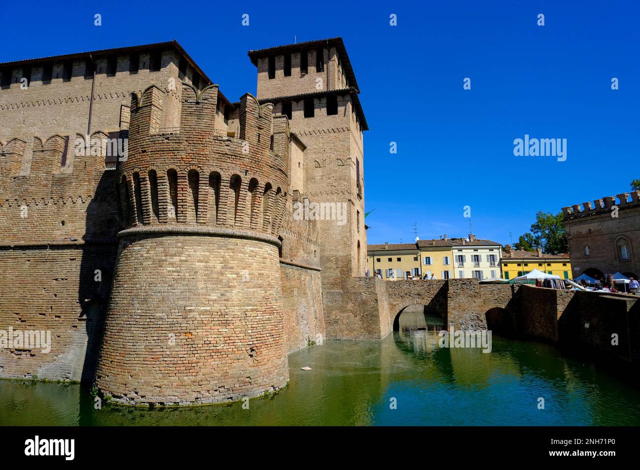 Fontanellato, Parma: the building of the castle La Rocca Sanvitale ...