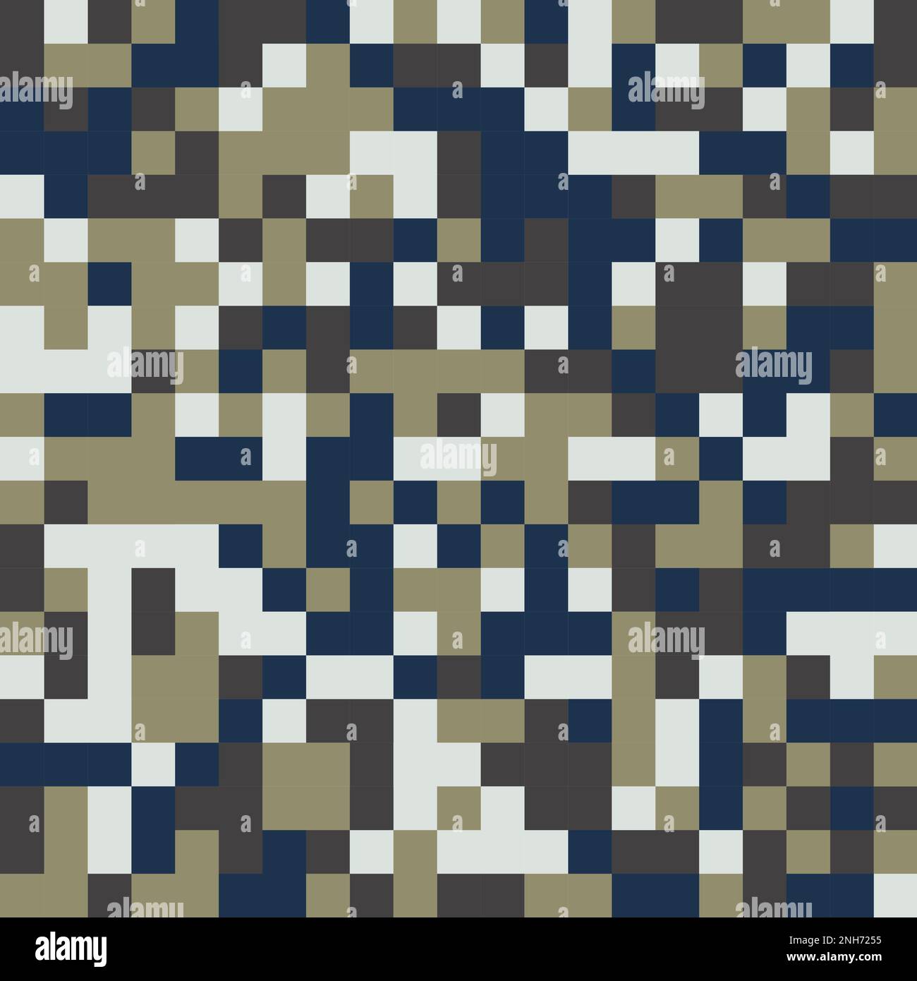 Digital camouflage. Seamless vector pattern. Pixel grid for military ...