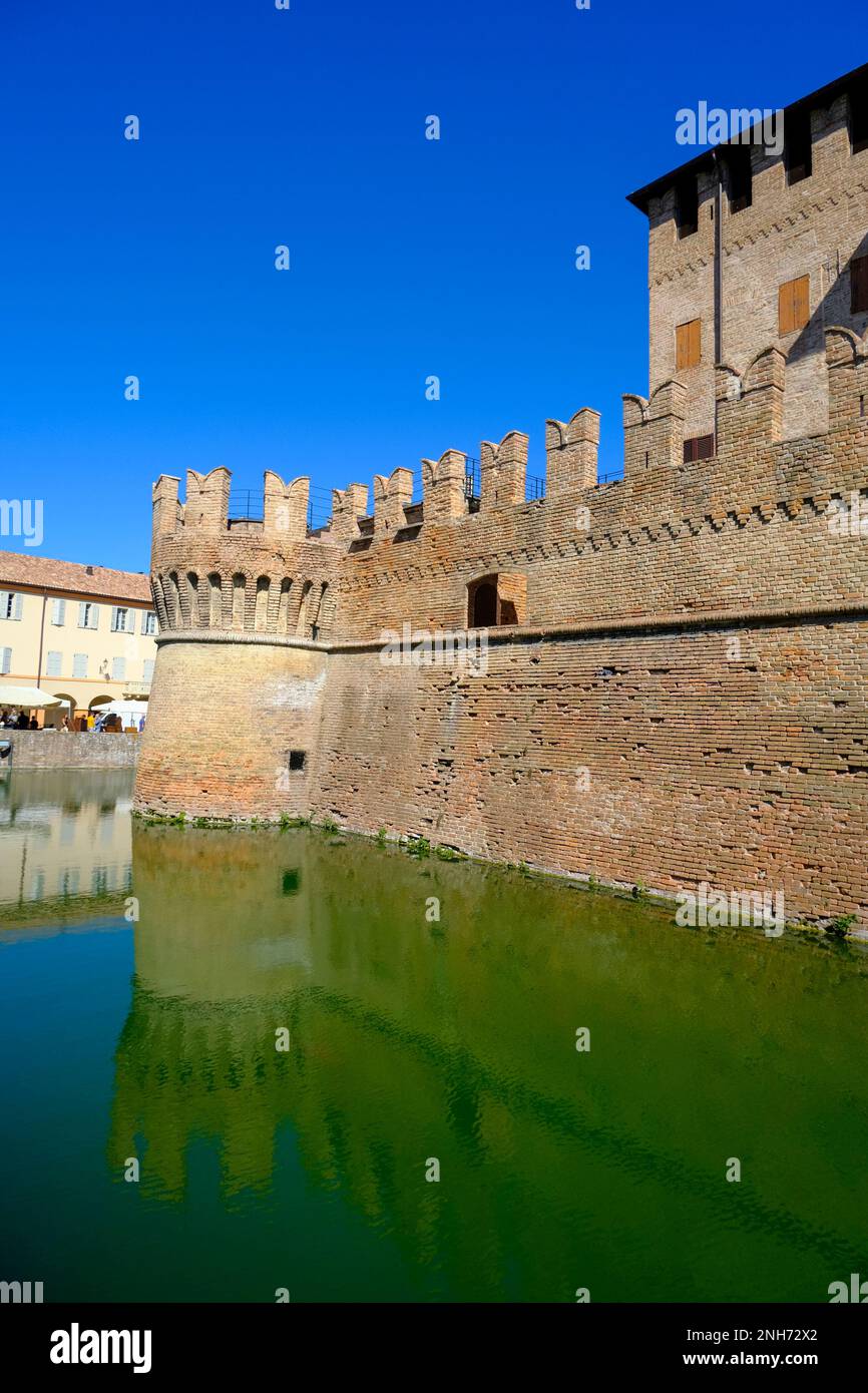 Fontanellato, Parma: the building of the castle La Rocca Sanvitale ...