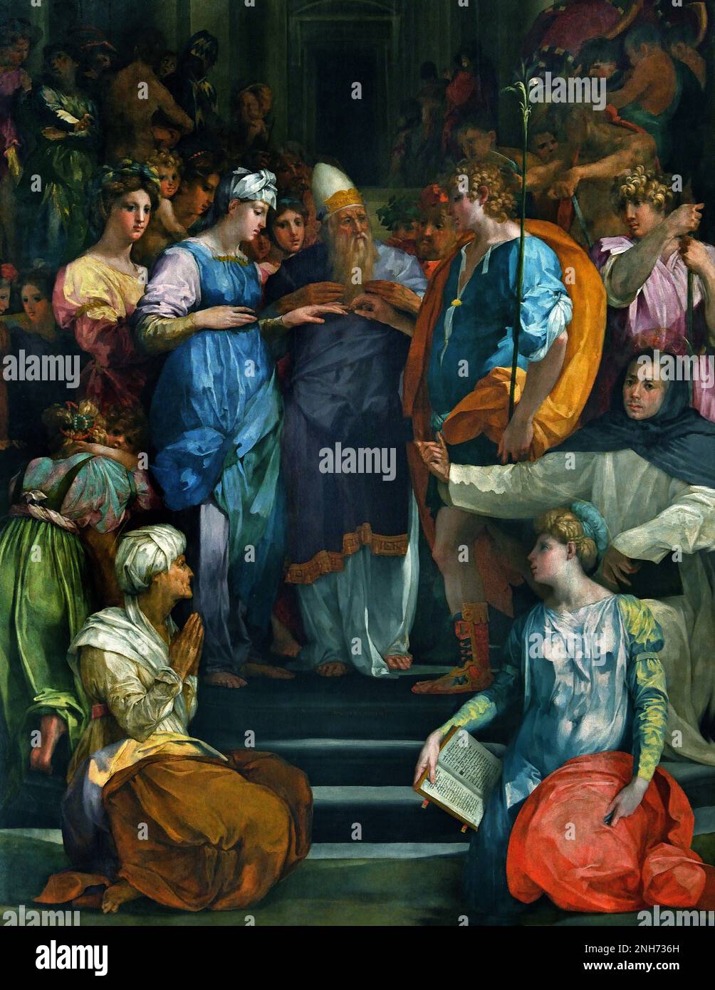 The Marriage of the Virgin 1523, Rosso Fiorentino (1494–1540) Interior ...