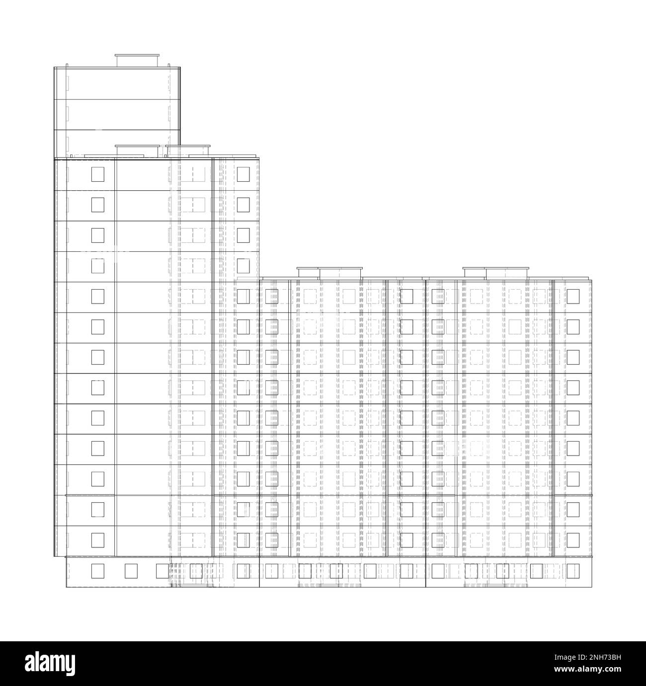 Multi-storey residential building Stock Photo - Alamy