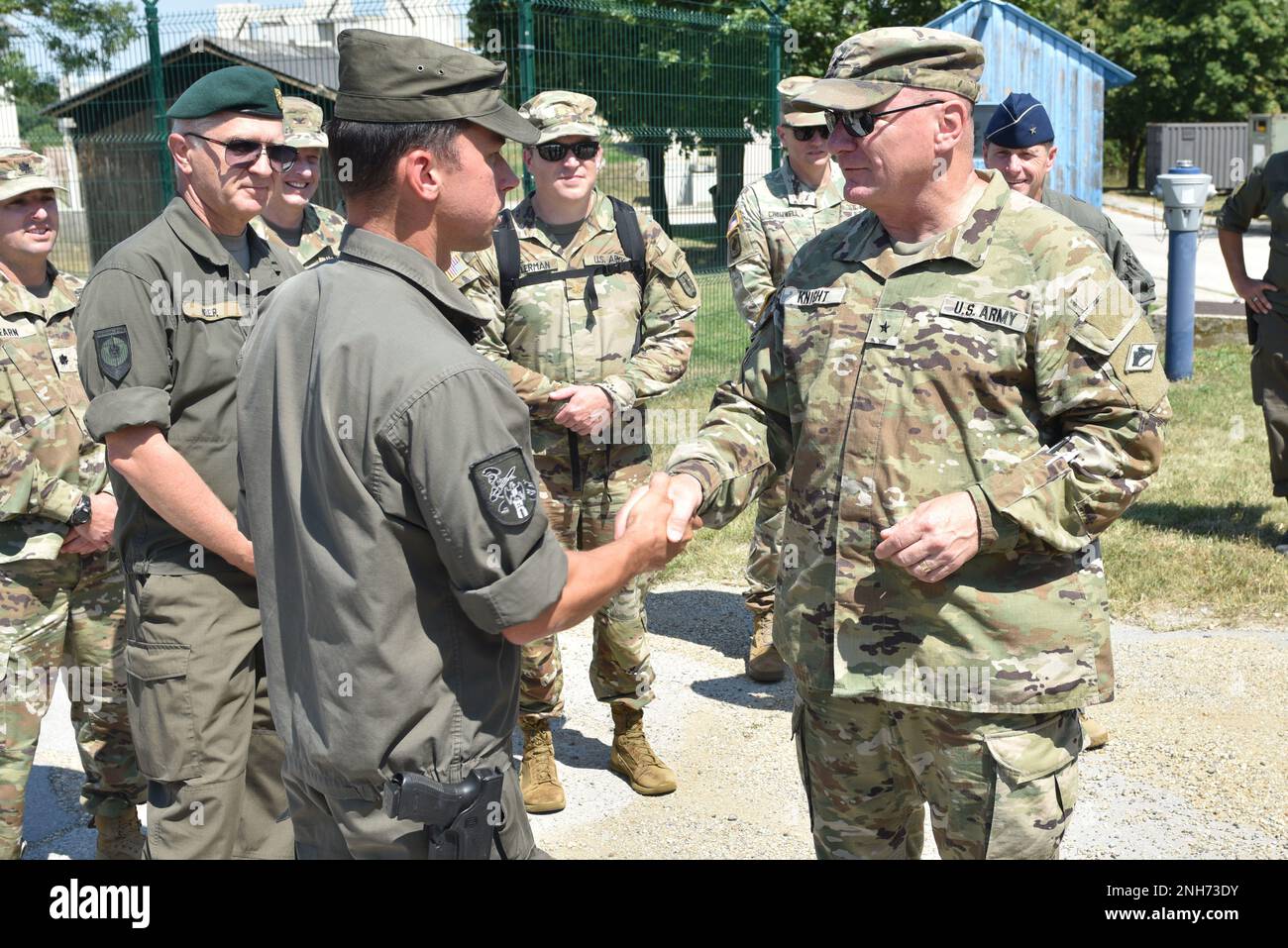 U.S. Army Brig. Gen. Gregory Knight, Vermont National Guard adjutant ...