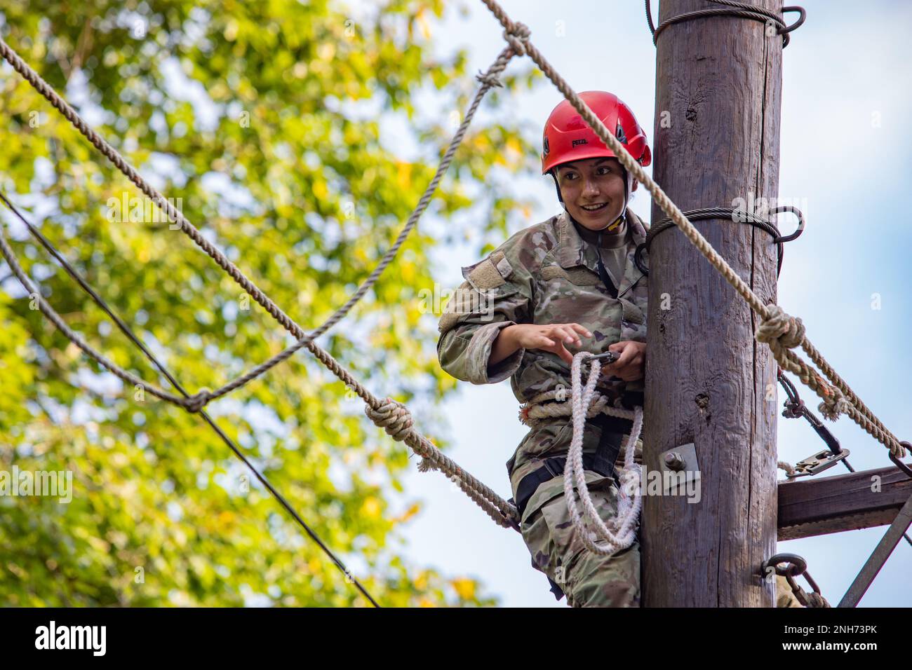 3rd Regiment, Basic Camp Cadets complete several rope courses at the ...