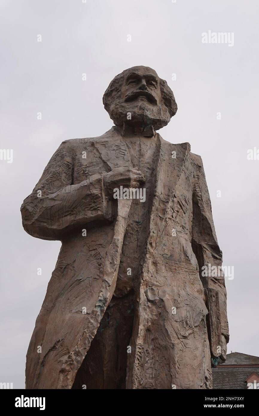 Scenes from the city of Trier, Germany on Feb 19, 2023. Trier is a ...