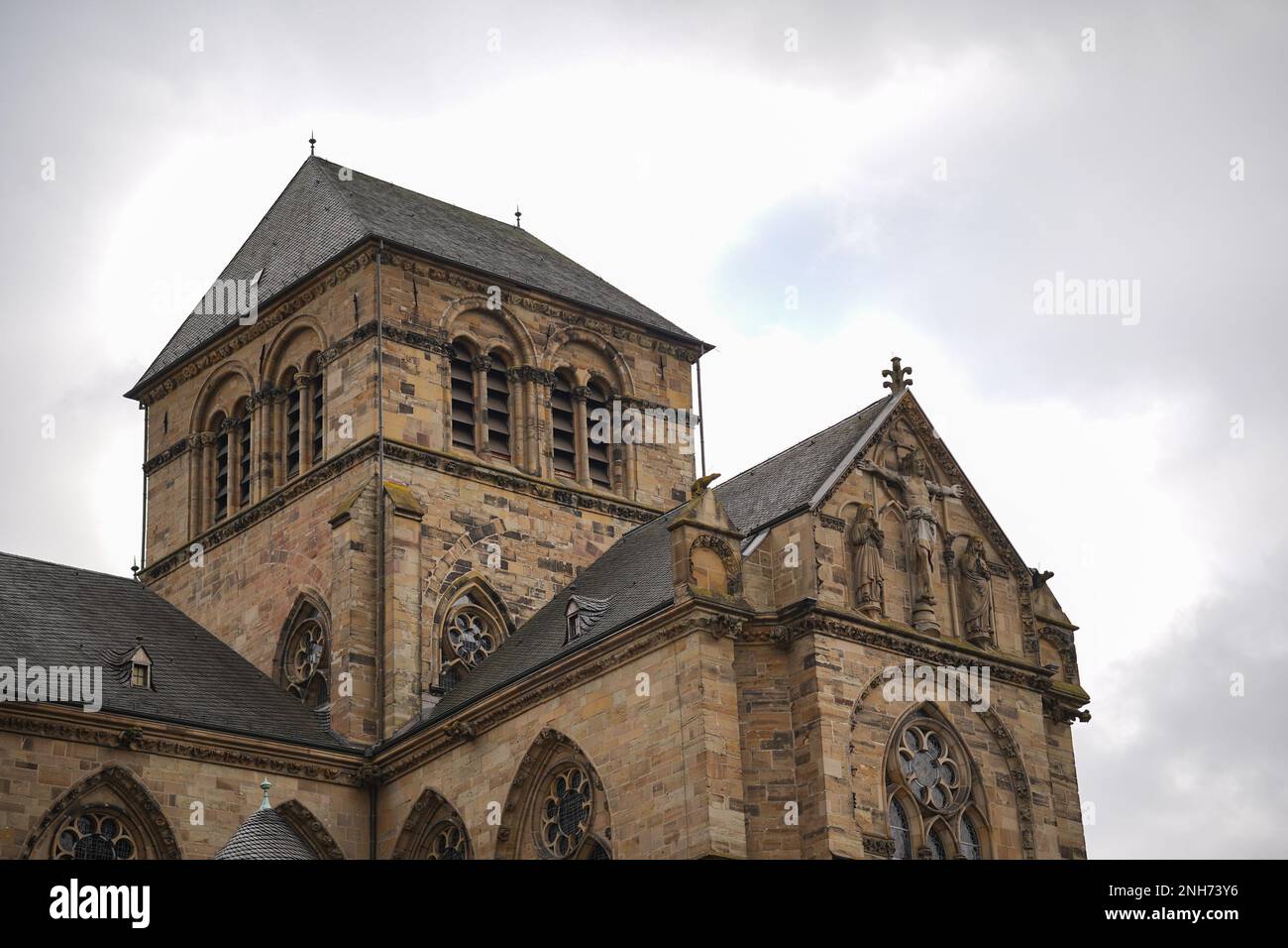 Scenes from the city of Trier, Germany on Feb 19, 2023. Trier is a ...