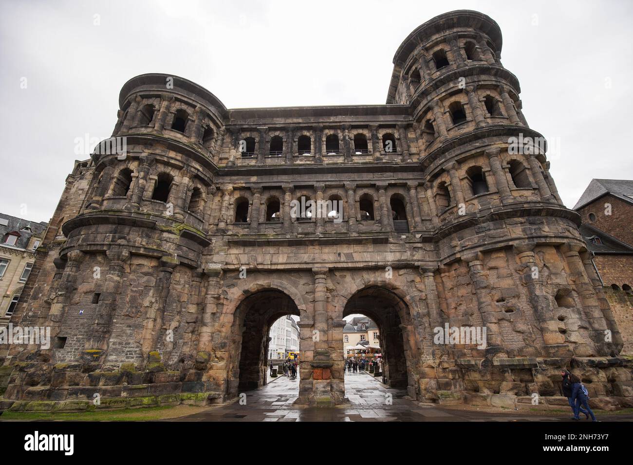 Scenes from the city of Trier, Germany on Feb 19, 2023. Trier is a ...