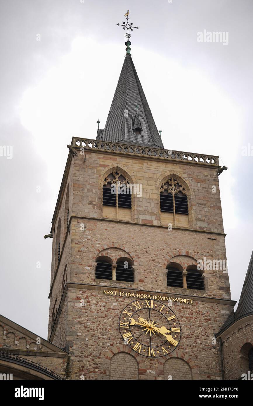 Scenes from the city of Trier, Germany on Feb 19, 2023. Trier is a ...