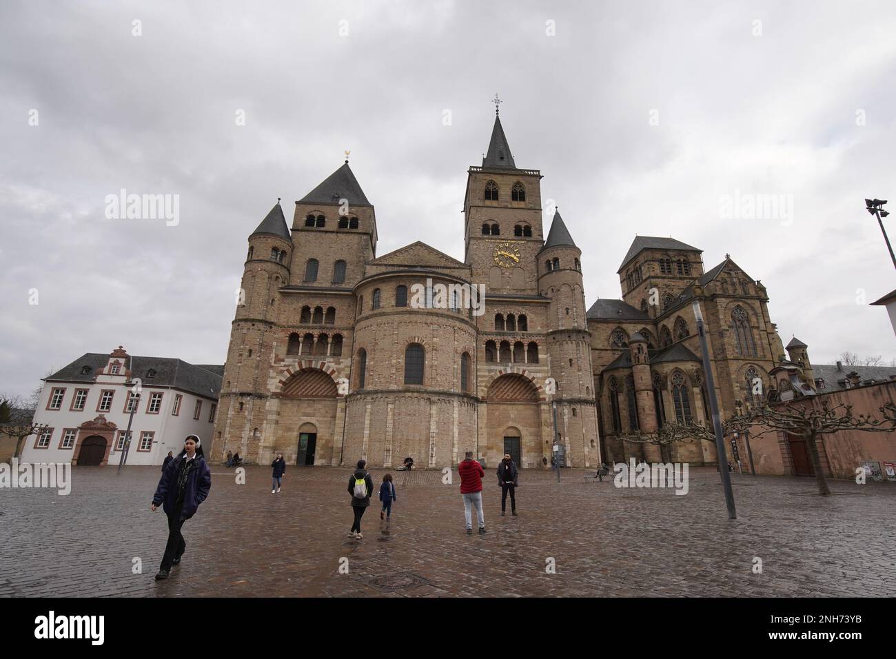 Scenes from the city of Trier, Germany on Feb 19, 2023. Trier is a ...