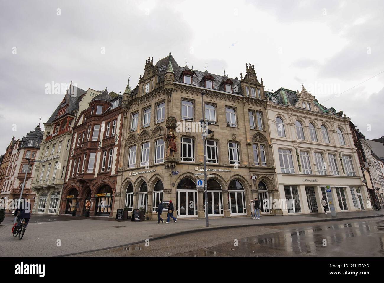 Scenes from the city of Trier, Germany on Feb 19, 2023. Trier is a ...