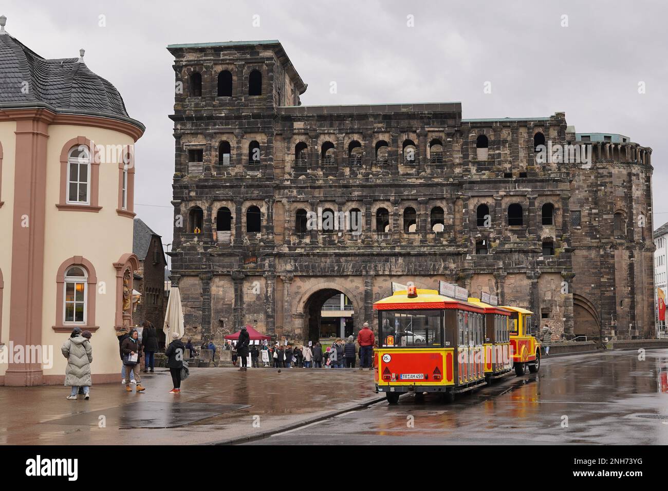 Scenes from the city of Trier, Germany on Feb 19, 2023. Trier is a ...