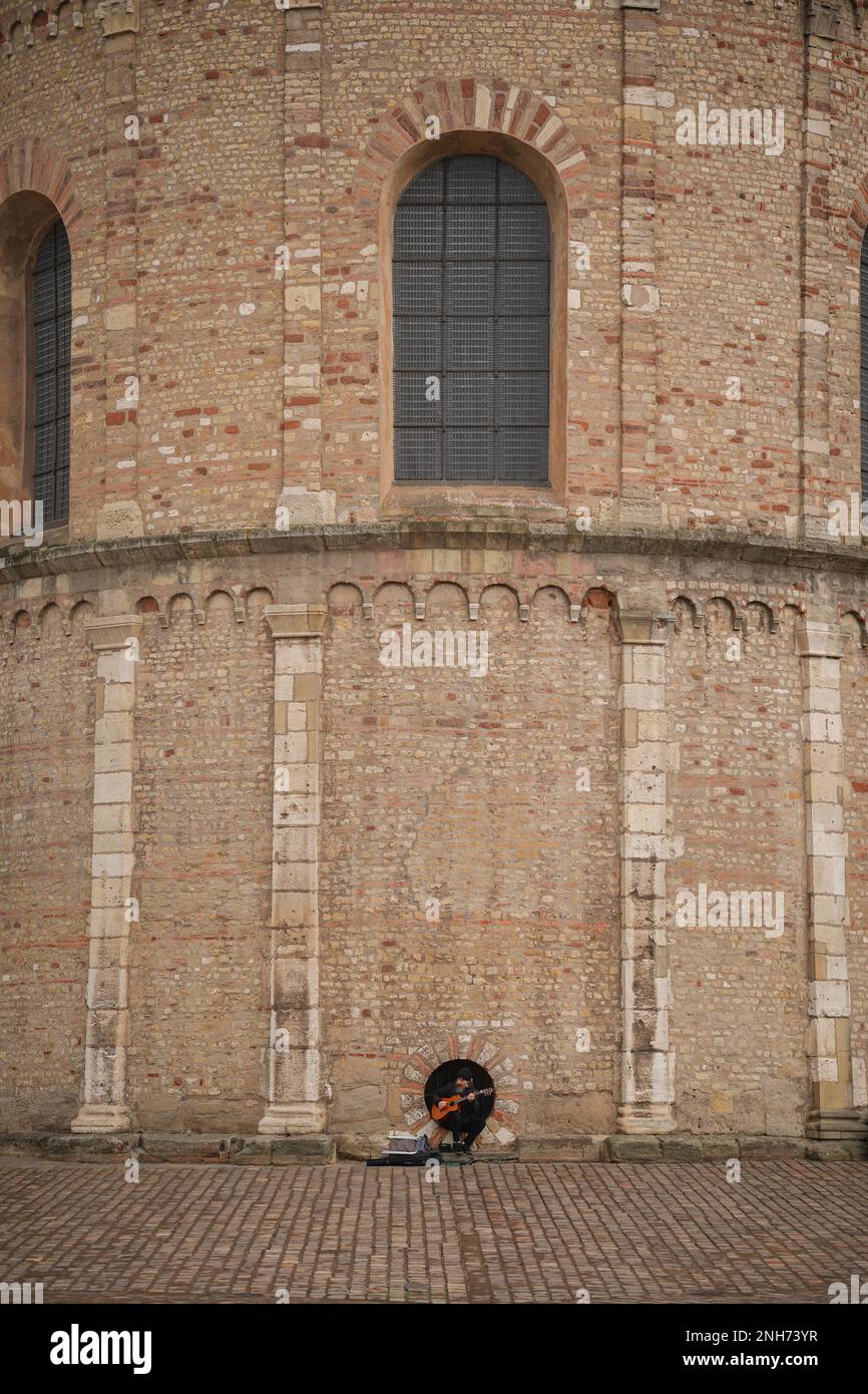 Scenes from the city of Trier, Germany on Feb 19, 2023. Trier is a ...