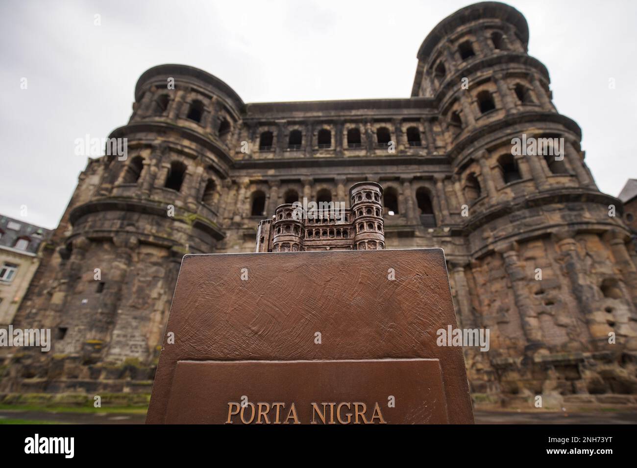 Scenes from the city of Trier, Germany on Feb 19, 2023. Trier is a ...