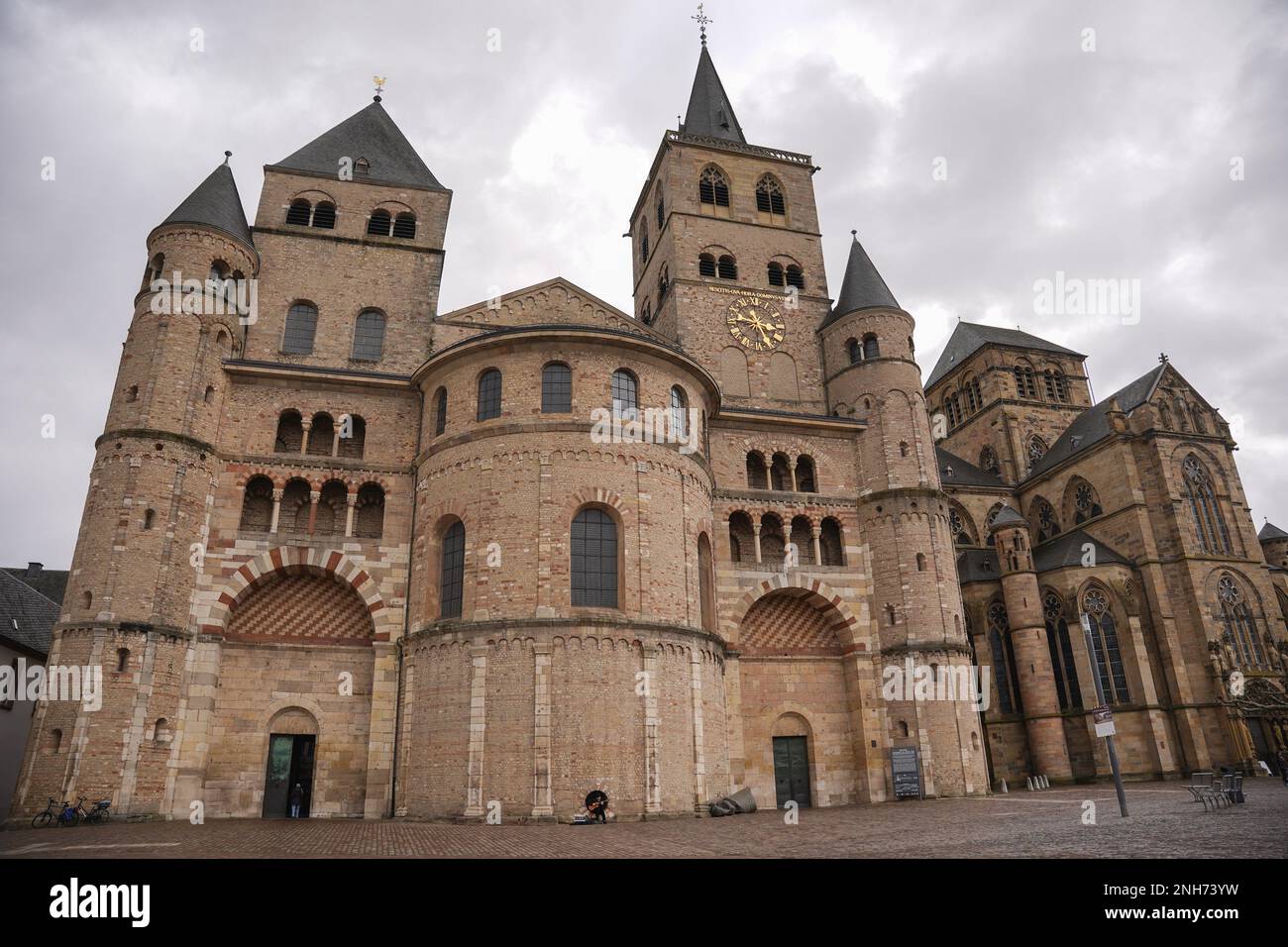 Scenes from the city of Trier, Germany on Feb 19, 2023. Trier is a ...