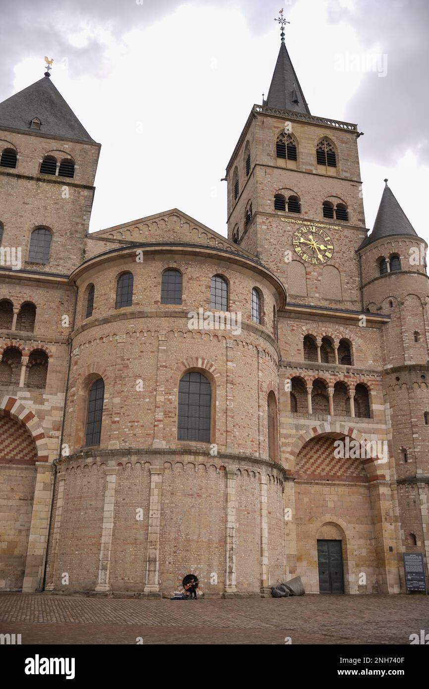 Scenes from the city of Trier, Germany on Feb 19, 2023. Trier is a ...