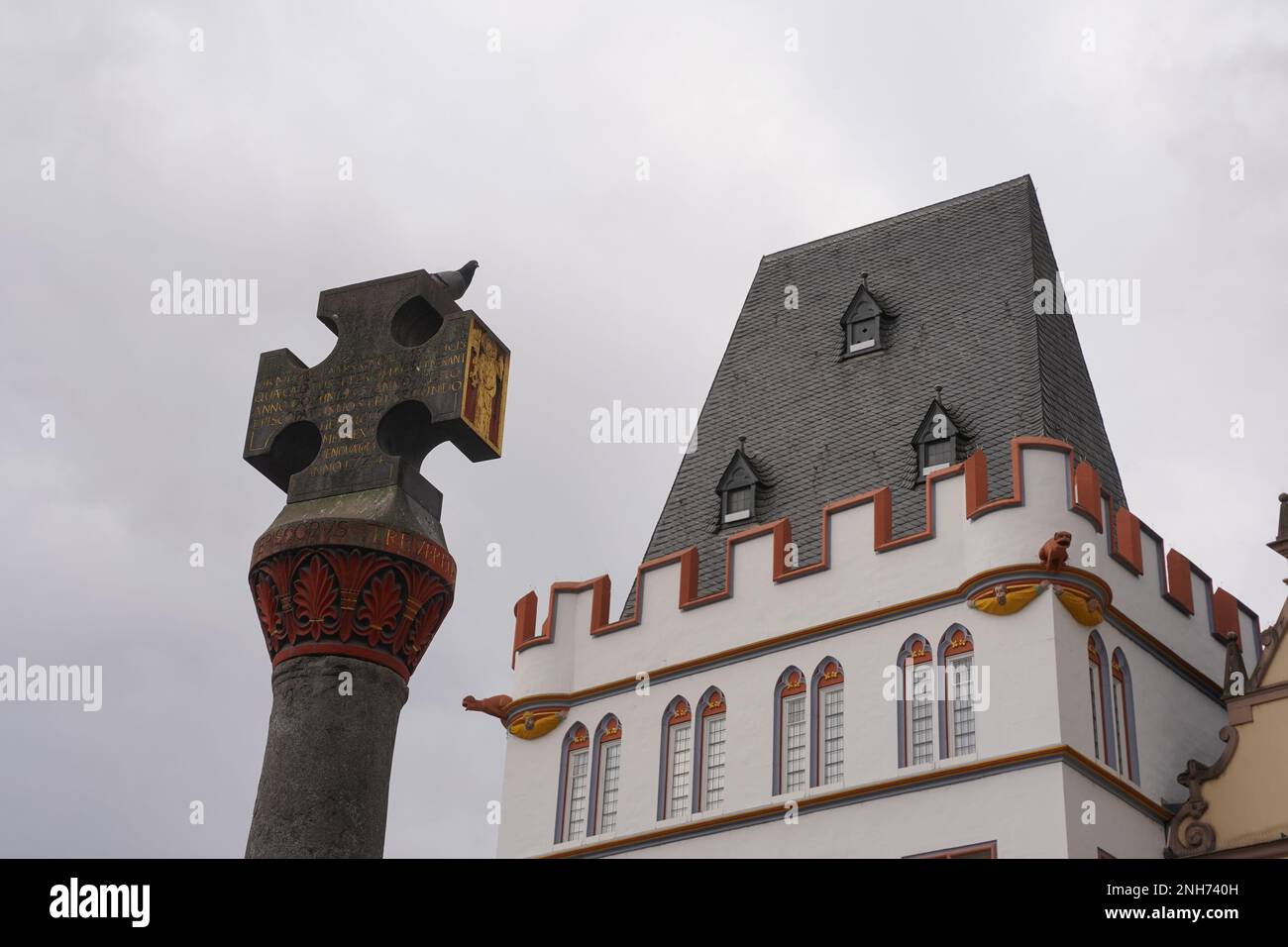 Scenes from the city of Trier, Germany on Feb 19, 2023. Trier is a ...