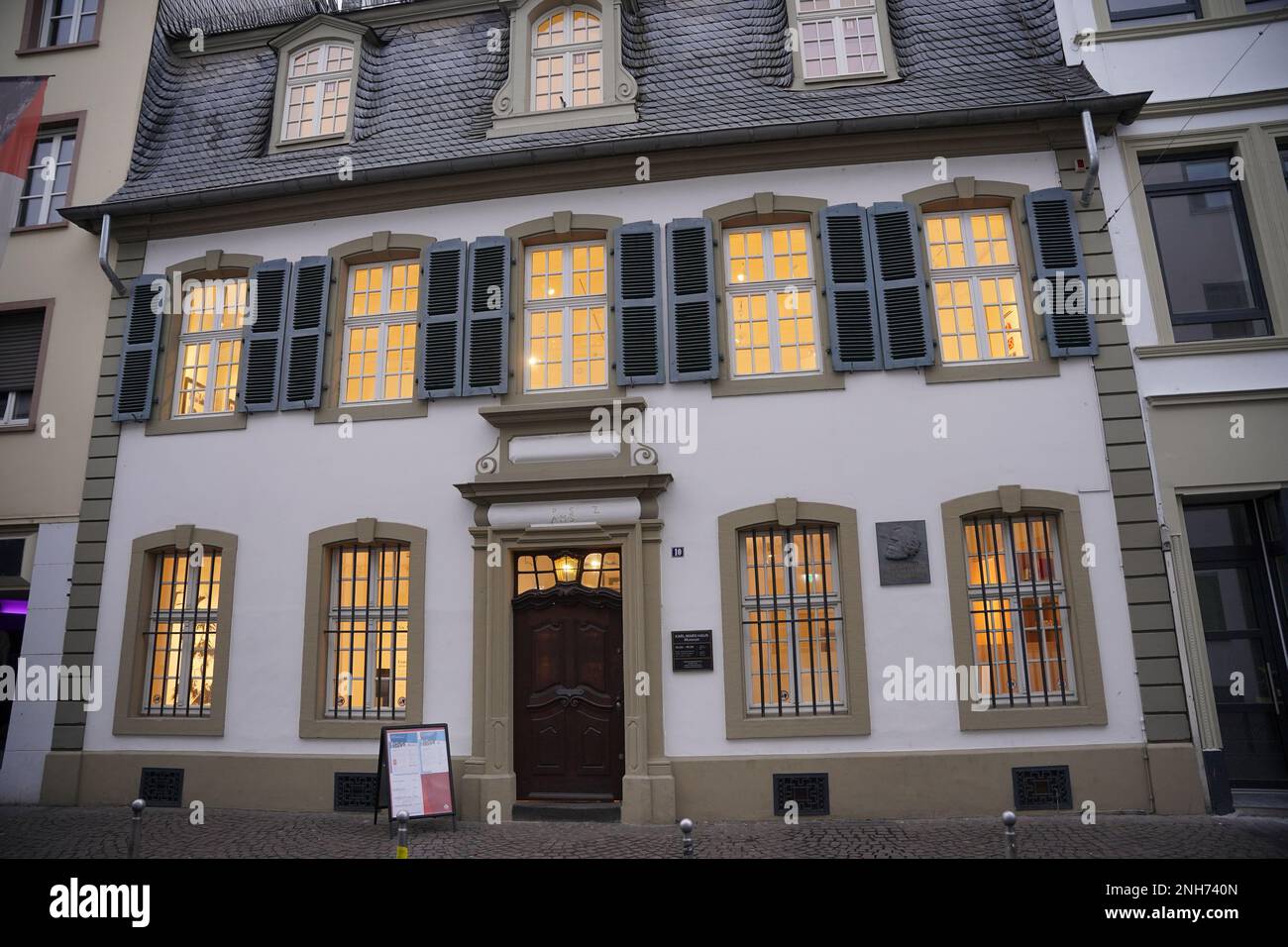 Scenes from the city of Trier, Germany on Feb 19, 2023. Trier is a ...