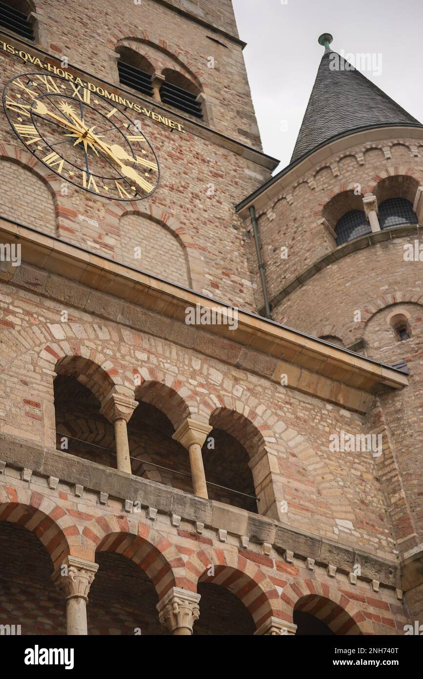 Scenes from the city of Trier, Germany on Feb 19, 2023. Trier is a ...