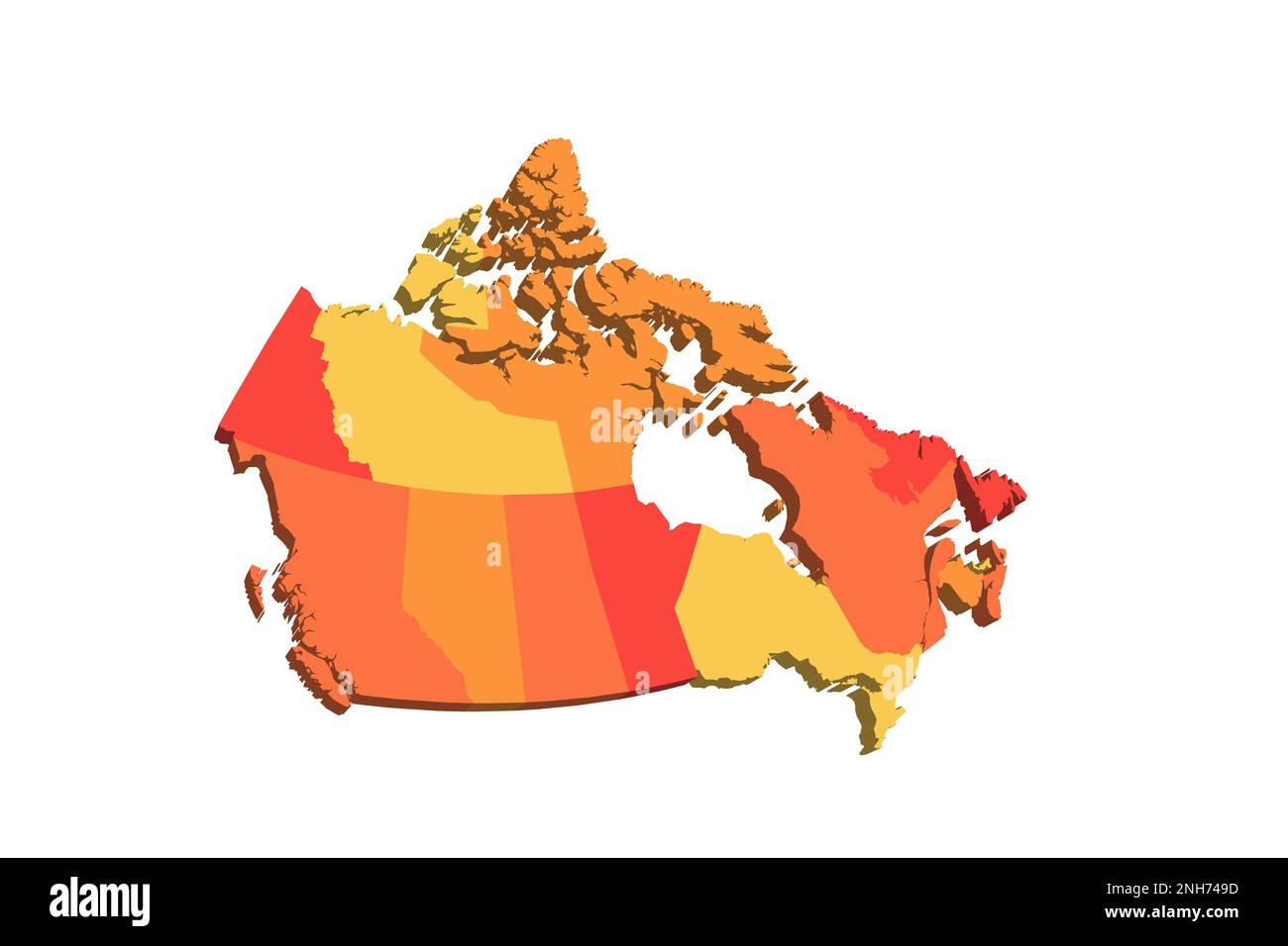 Canada Political Map Provinces