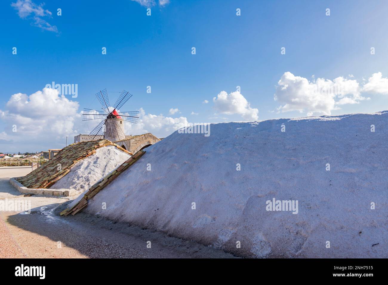 Terracotta tiles salt pans hi-res stock photography and images - Alamy