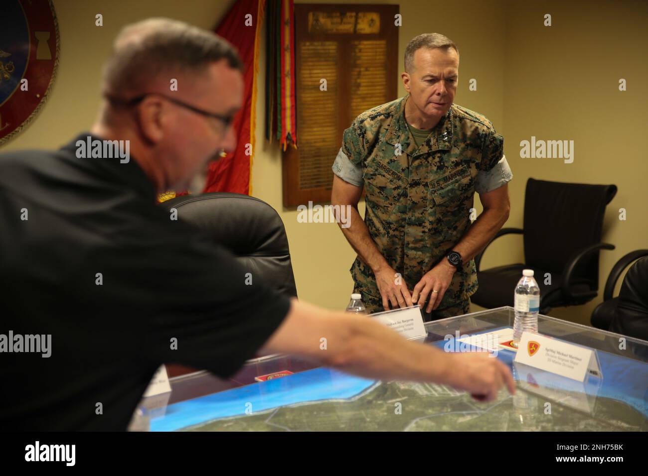 Mr. Donald P. Baldwin, chief of staff for Marine Corps Base (MCB) Camp ...