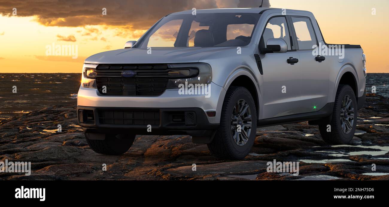 New Ford Maverick Tremor Off-Road Package Stock Photo - Alamy