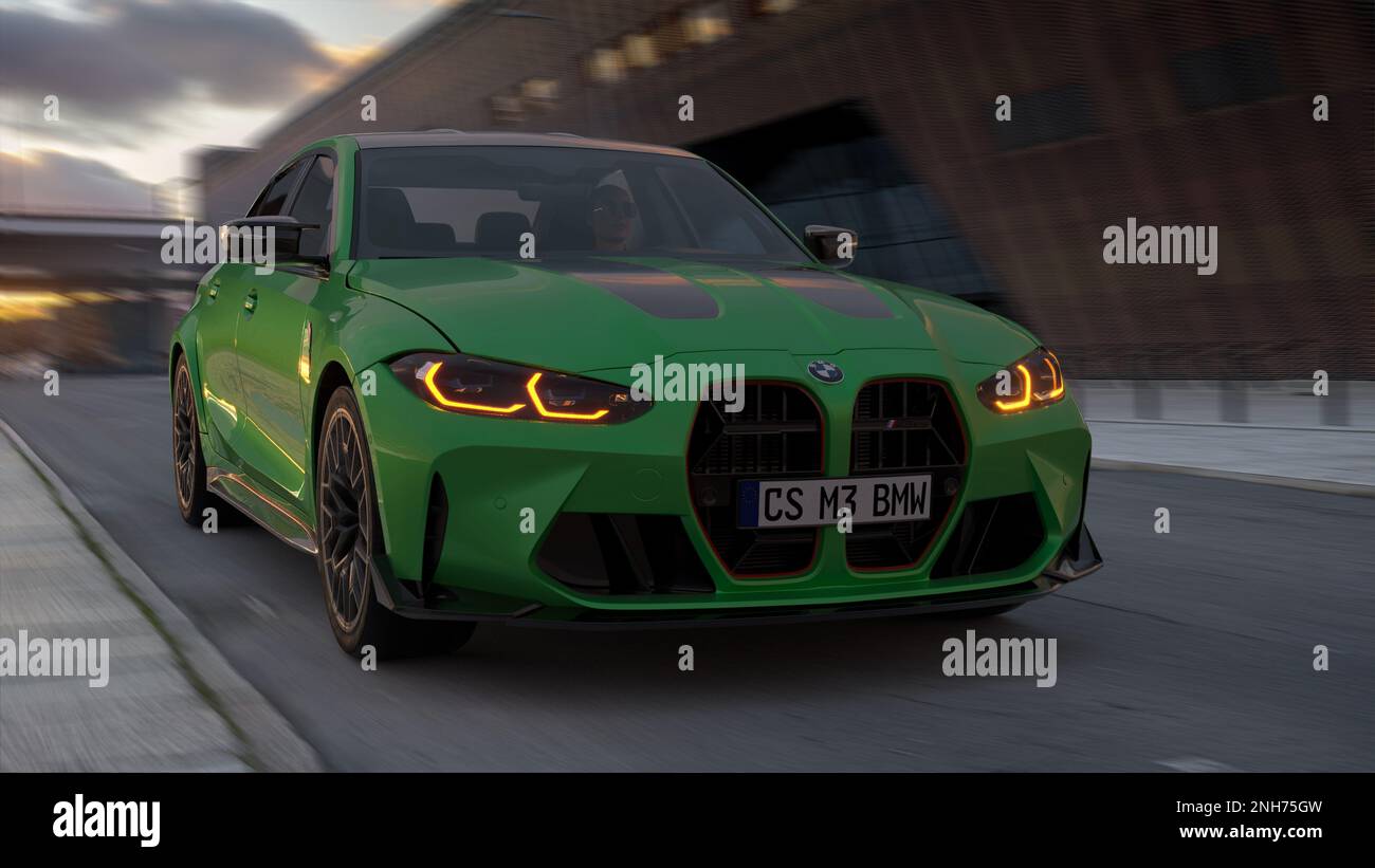 BMW M3 CS. The most powerful serial M3 in the brand's history Stock ...