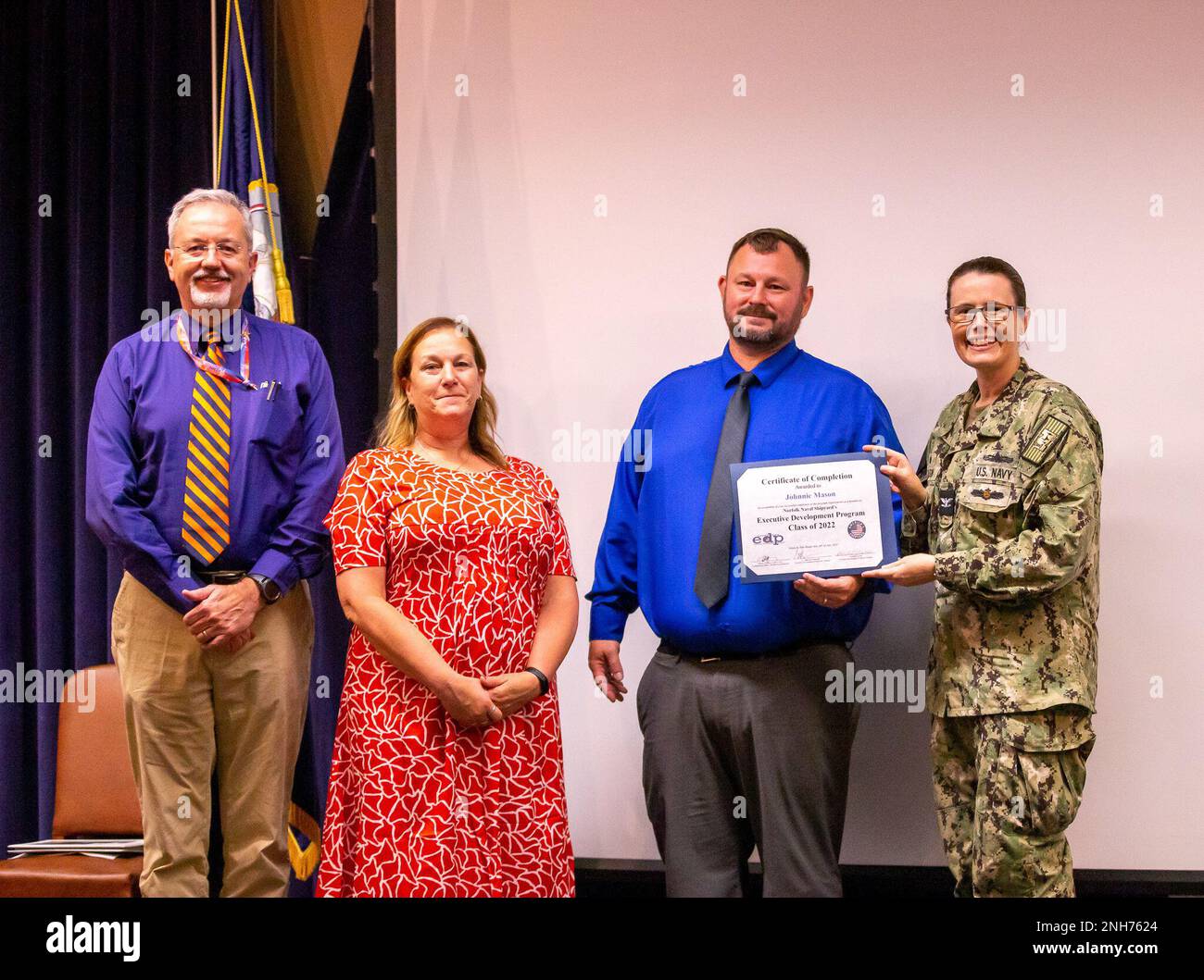 Johnnie Mason (Code 900F) was recognized for his efforts as part of the ...