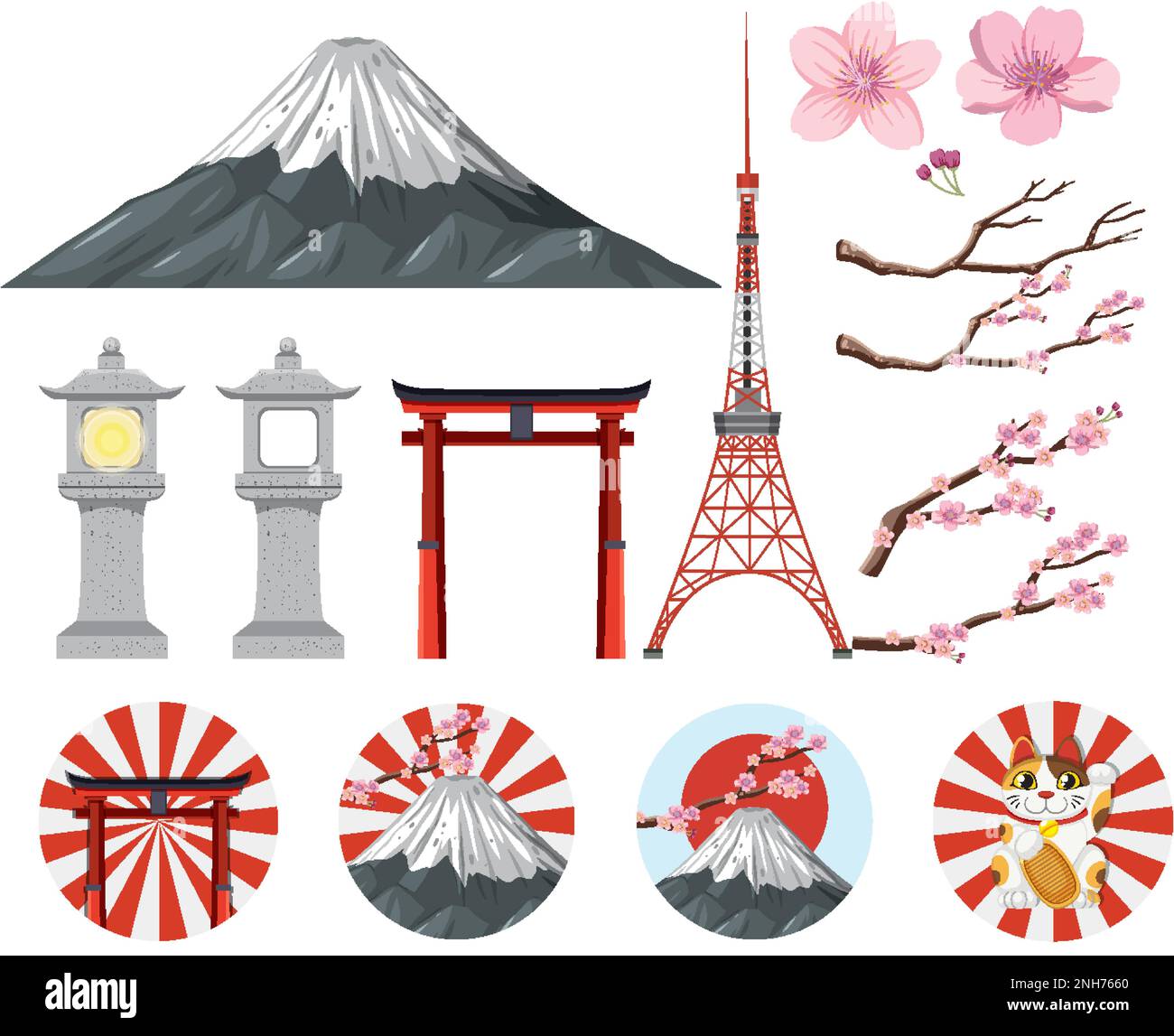 Travel japan doll Stock Vector Images - Alamy