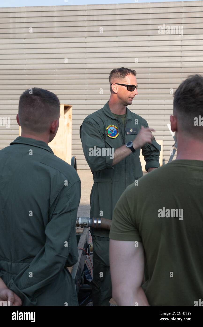 U.S. Marine Corps Chief Warrant Officer 2 Andrew Walter, a fuels ...
