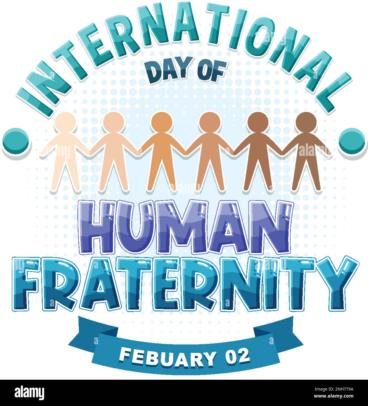 International day of human fraternity illustration Stock Vector Image ...