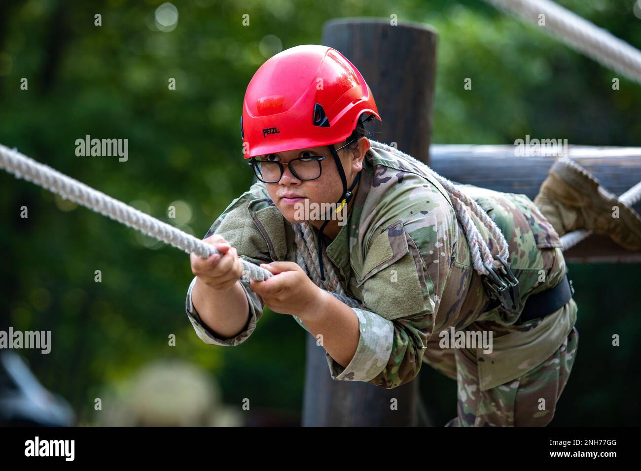 3rd Regiment, Basic Camp Cadets complete several rope courses at the ...