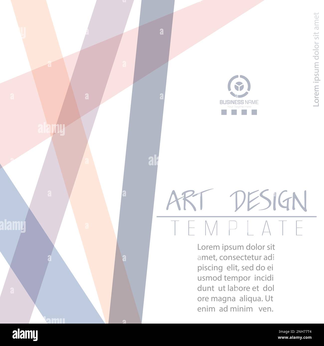 Intersecting Lines Geometric Abstract Composition Template For Modern Posters Posters Covers