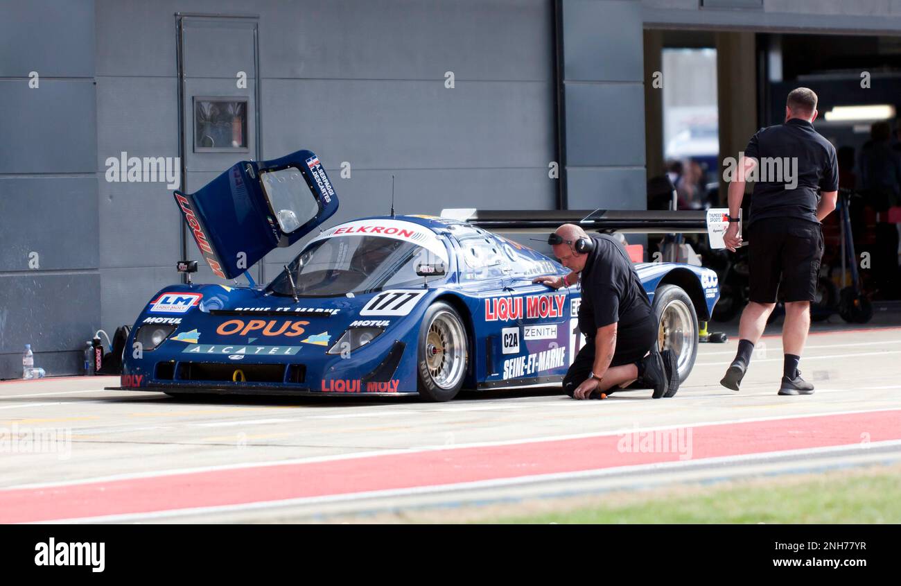 The 1989, ALD C289 Group C2 Sports Prototype, of Frank Lyons, in front ...
