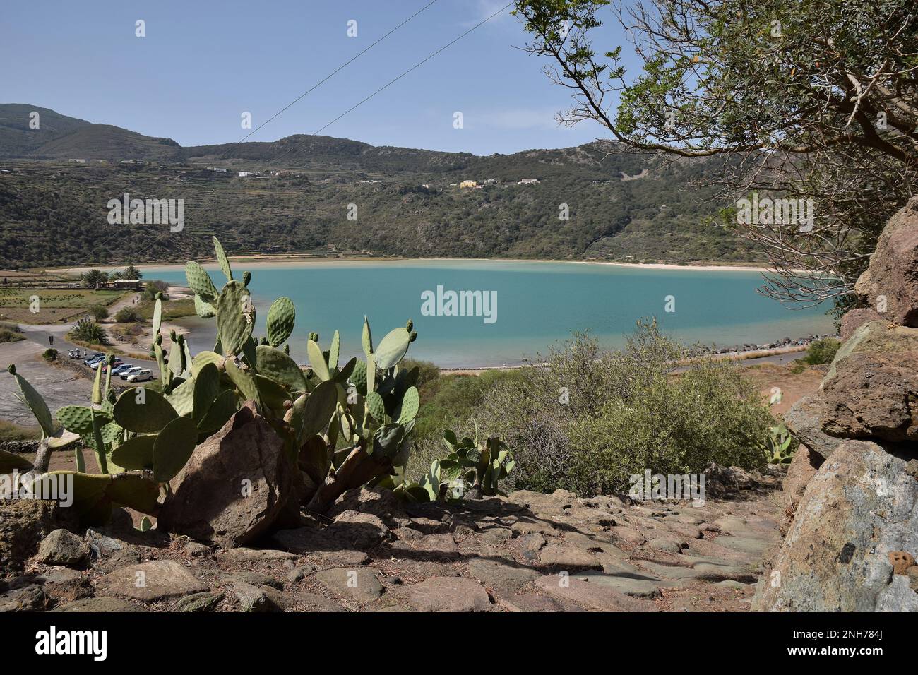 Lake of Venus, Pantelleria Stock Photo - Alamy