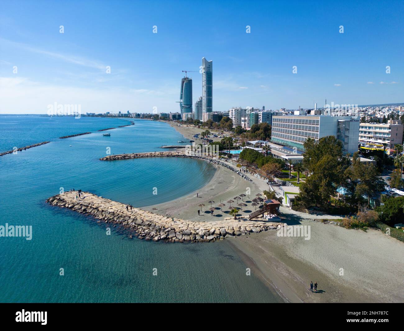 Cyprus limassol beach hi-res stock photography and images - Alamy