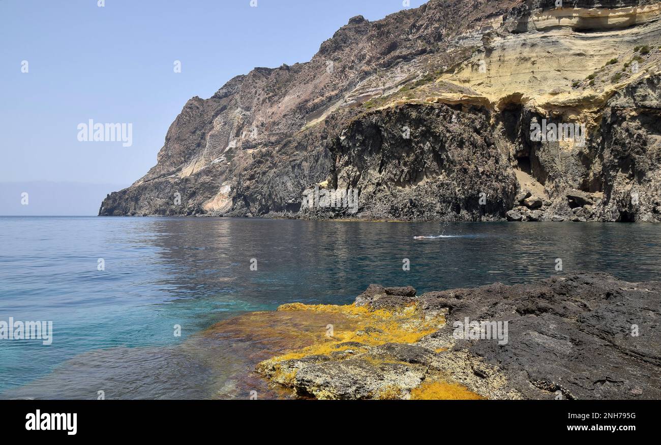 Balata dei Turchi cliff, Pantelleria Stock Photo - Alamy