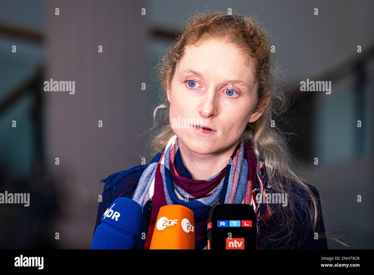 Brunswick, Germany. 21st Feb, 2023. Lisa Rust, press officer at ...