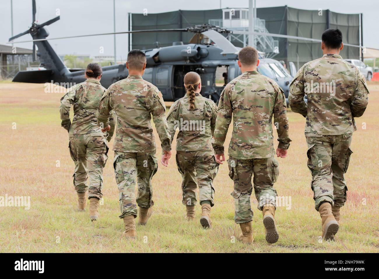 An HH-60 Pave Hawk commanded by Maj. Howard Palmer, aircraft commander ...