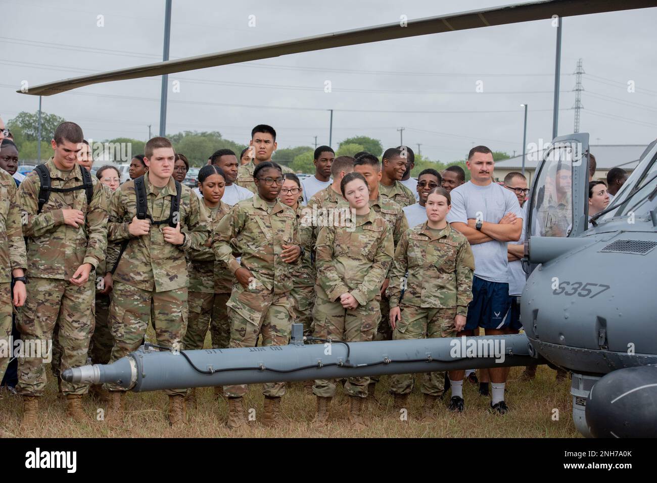 An HH-60 Pave Hawk commanded by Maj. Howard Palmer, aircraft commander ...
