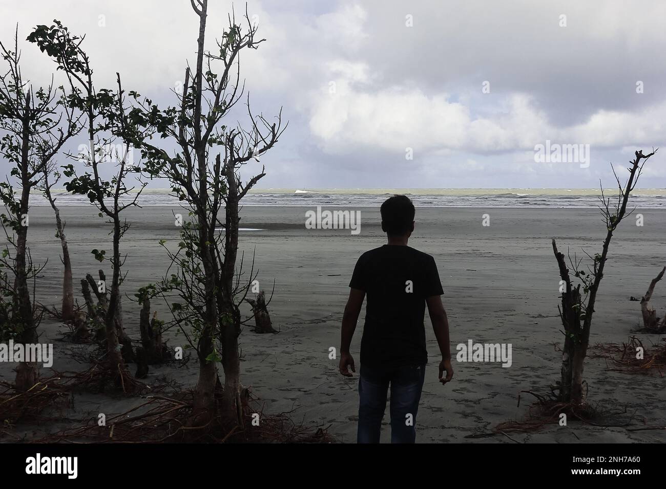 beautiful travel destination henry's island sea beach near bakkhali ...