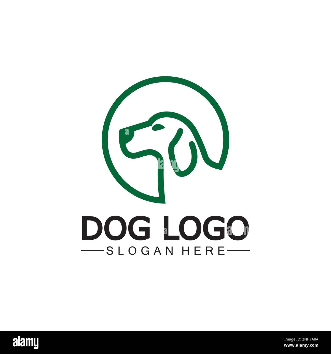 Dog logo and icon design vector illustration Stock Vector Image & Art ...