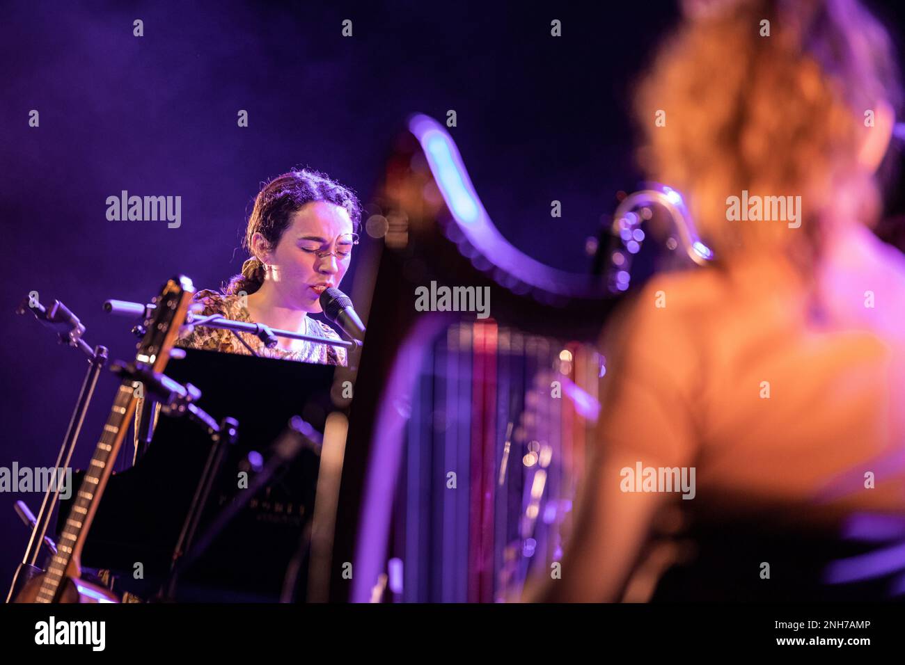Barcelona, Spain. 2023.02.17. Nuria Graham singer perform on stage at ...