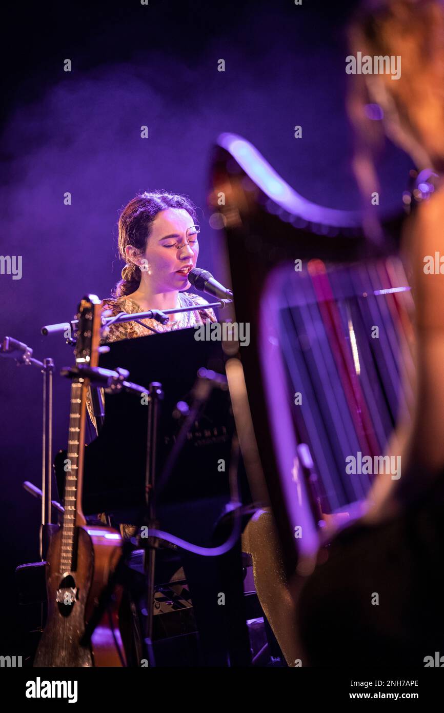 Barcelona, Spain. 2023.02.17. Nuria Graham singer perform on stage at ...