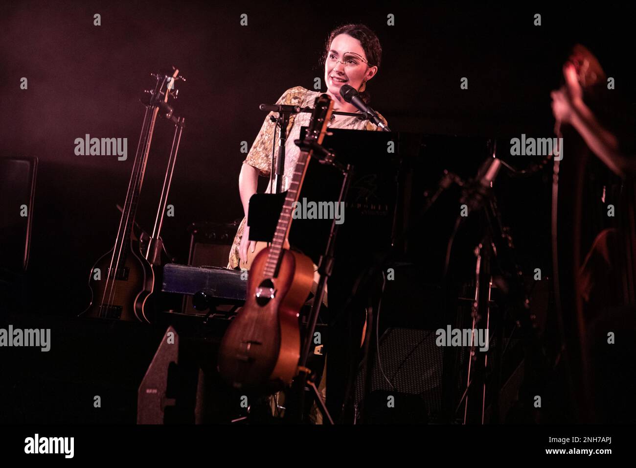 Barcelona, Spain. 2023.02.17. Nuria Graham singer perform on stage at ...