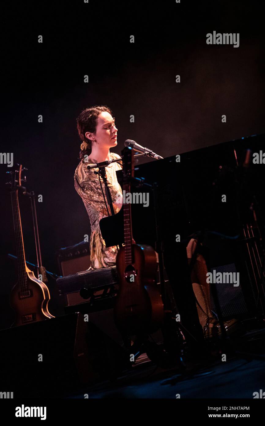 Barcelona, Spain. 2023.02.17. Nuria Graham singer perform on stage at ...